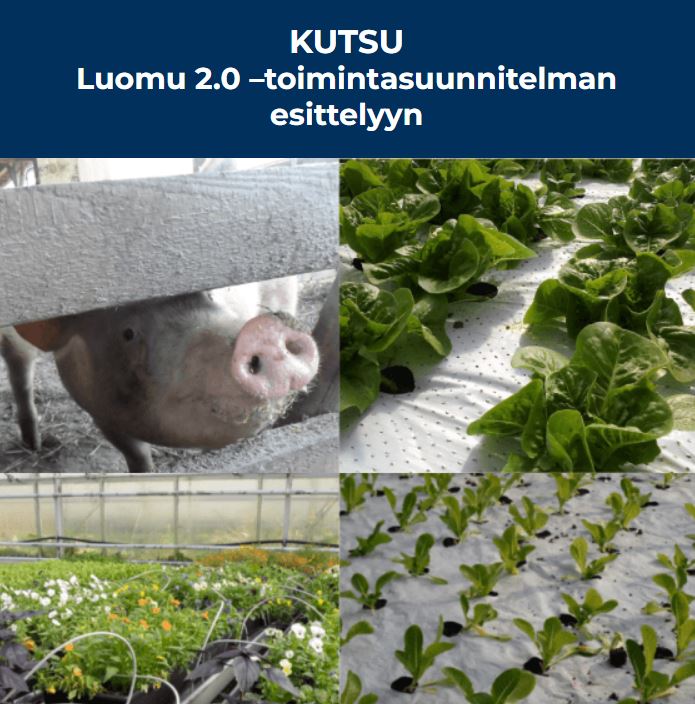 Luomu 2.0 toimuntasuunnitelman esittely 6.5. klo 8.30 - Luomuravintola.fi